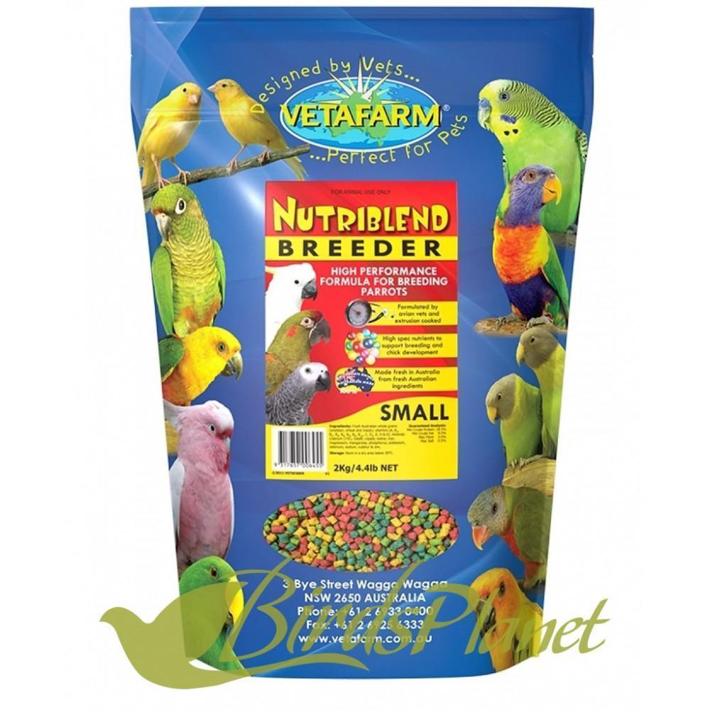 Vetafarm Nutriblend Pellets Small Parrot 2kg - PremiumStockFeeds
